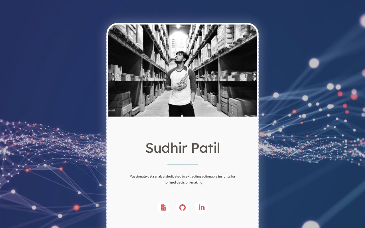 Sudhir Patil - Data Analyst Portfolio